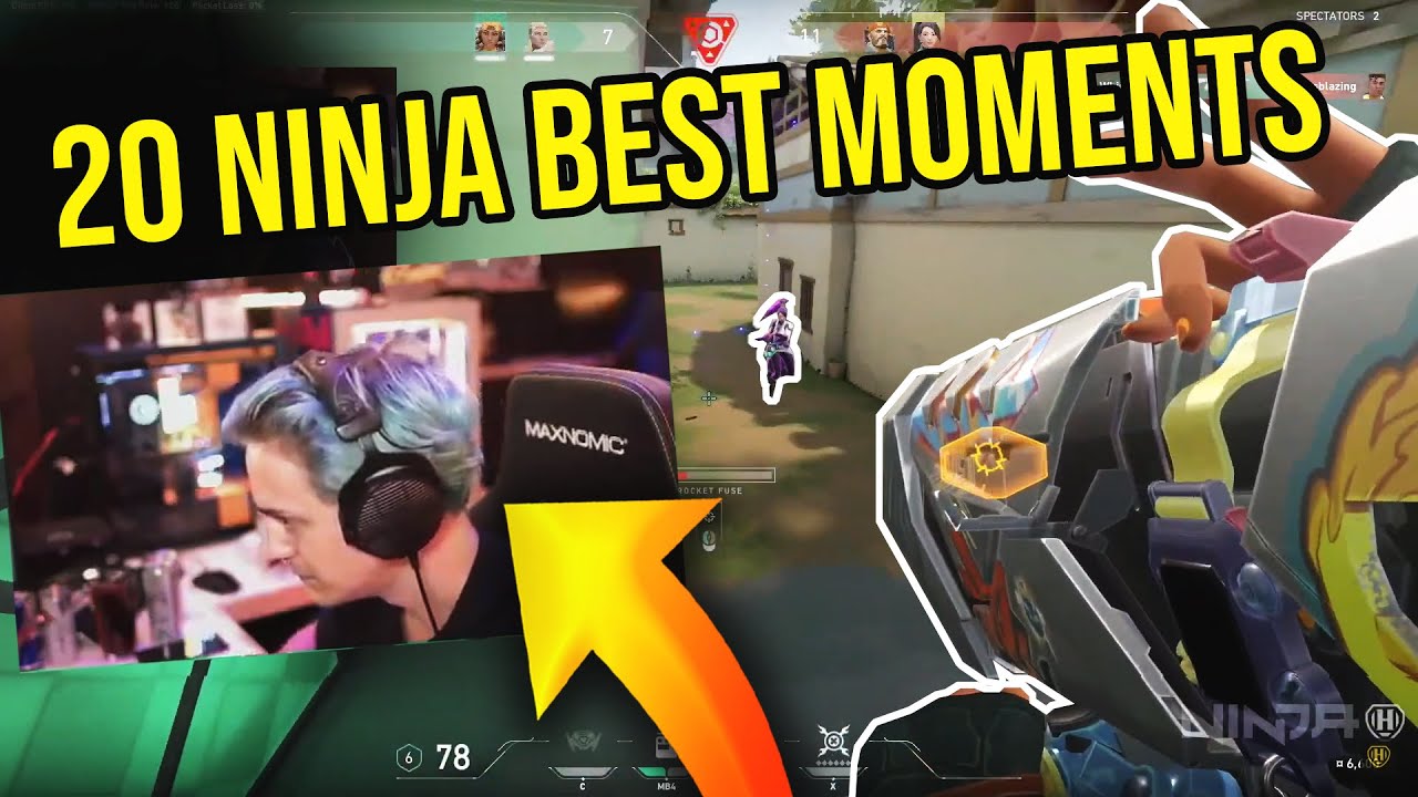 TOP 20 NINJA BEST MOMENTS - Valorant Daily and Funny Moments Highlights ...