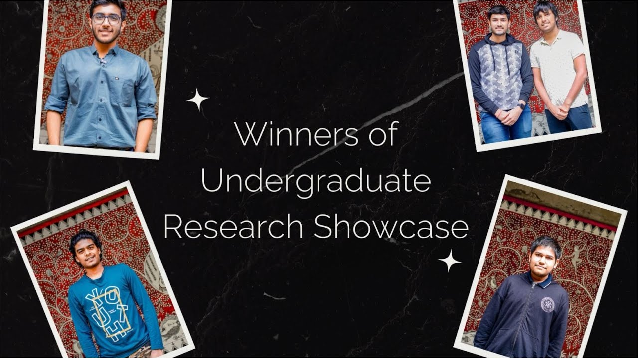 Student Testimonials: Winners of Undergraduate Research Showcase - YouTube