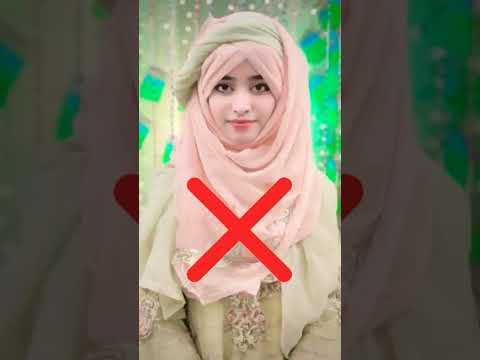part 2 real hijab girl Muslim and fake hijab girl Muslim ❌#hijabfashion #shortsvideo #islamicstatus