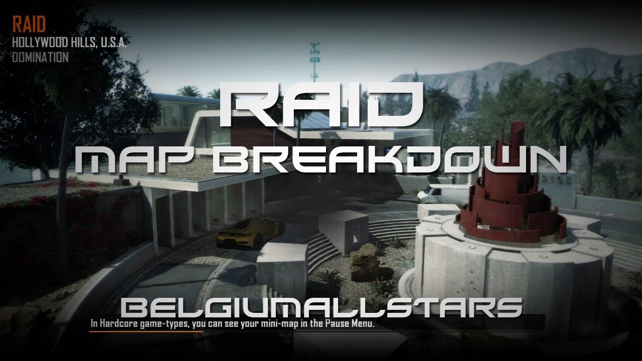 BO2 MAP BREAKDOWN RAID - BelgiumAllstars - YouTube