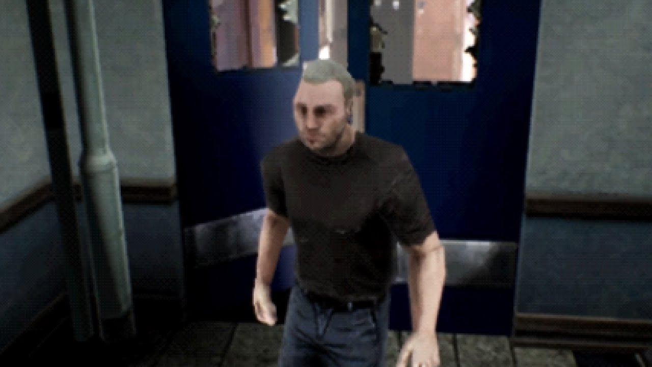 UE5 - PSX corridor scene - YouTube