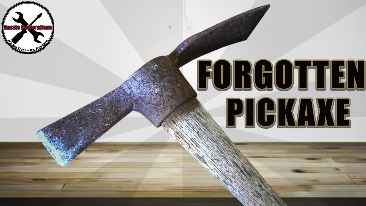 Rusty Old Pickaxe Restoration - YouTube