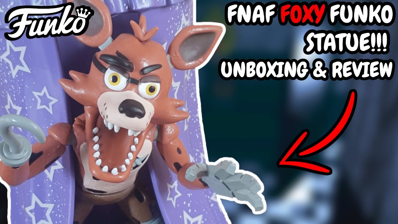 FUNKO FNAF FOXY STATUE UNBOXING & REVIEW!! (Five Night's at Freddy's ...