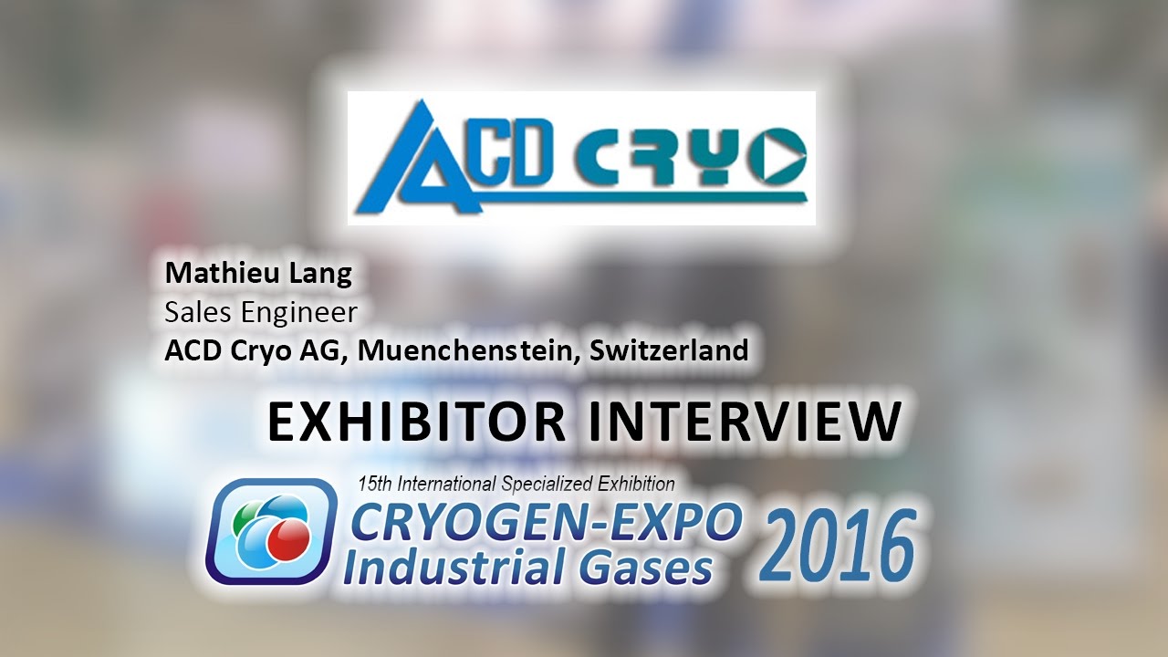 Mathieu Lang (ACD Cryo AG, Muenchenstein, Switzerland) about 15th ...