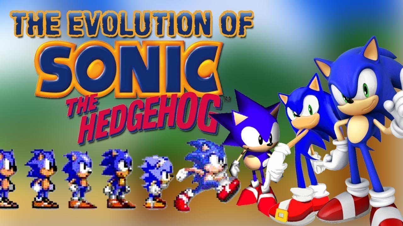 Evolution of Sonic the Hedgehog 1991 - 2017 - YouTube