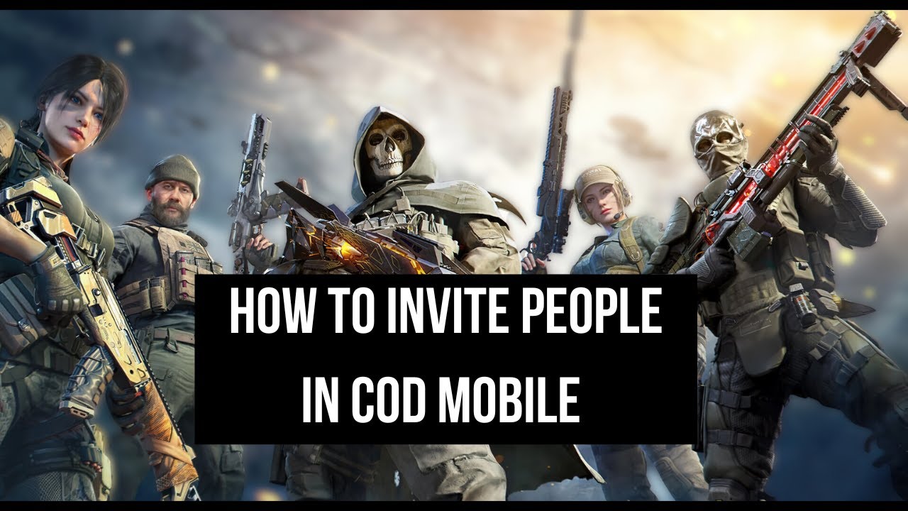 How to Invite People in COD Mobile - YouTube