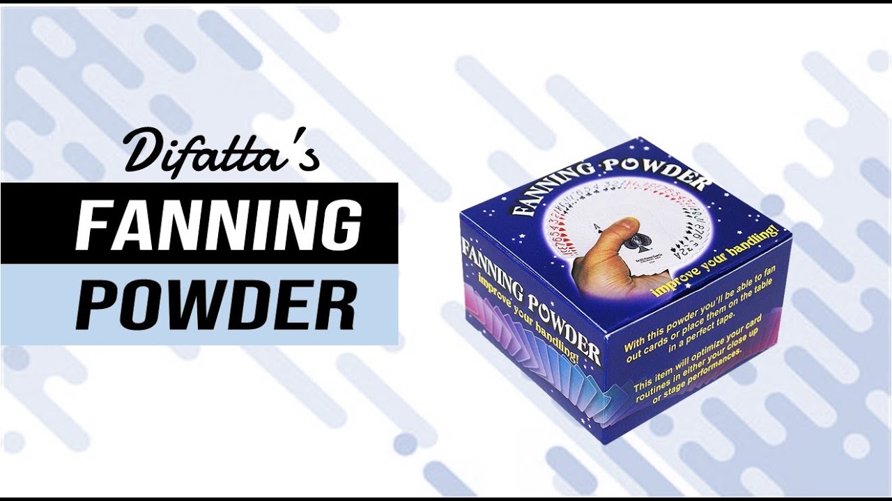 Fanning Powder For Perfect Card Magic Flourishes - YouTube