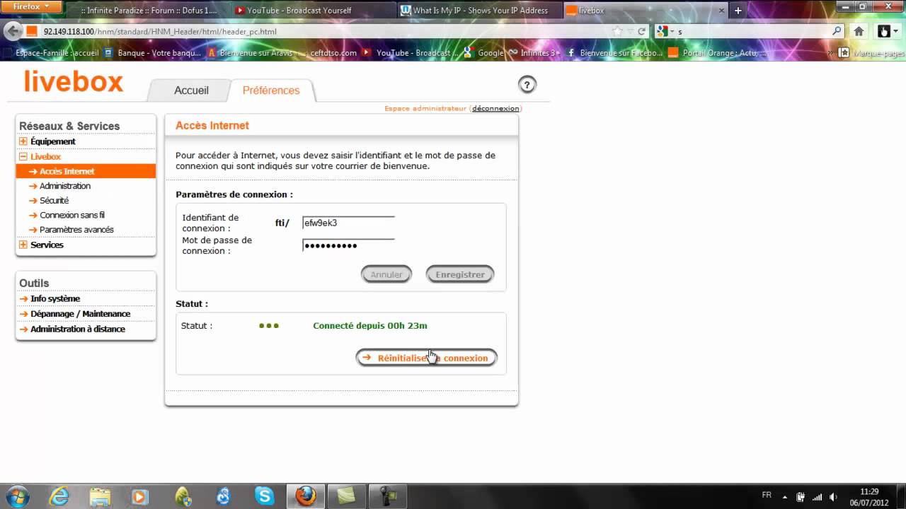 Changer d'IP sous Orange - YouTube