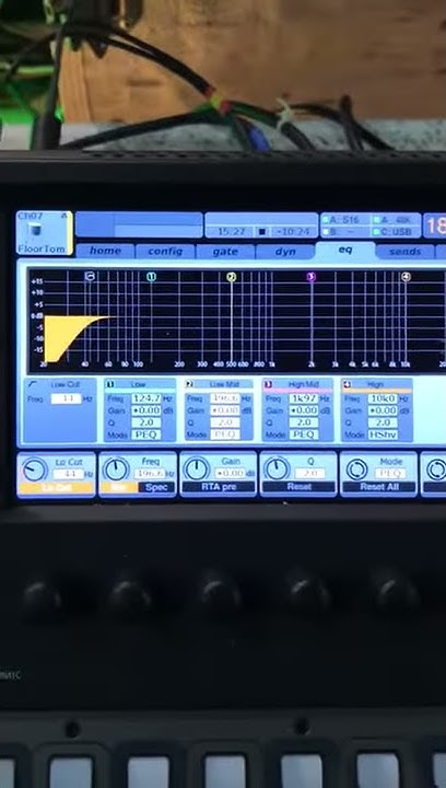 Seting Eq drum di mixer x32/m33 - YouTube