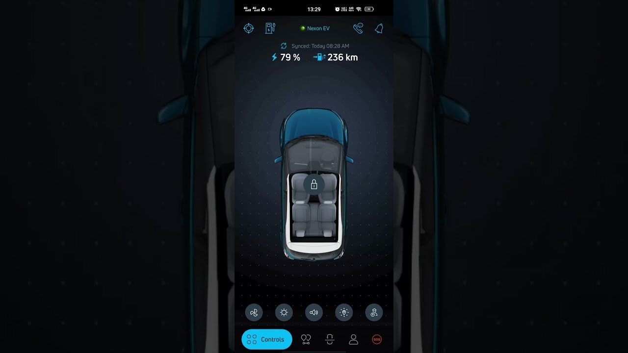Zconnect app for Tata Nexon EV! Electric Car connected features! 35 ...