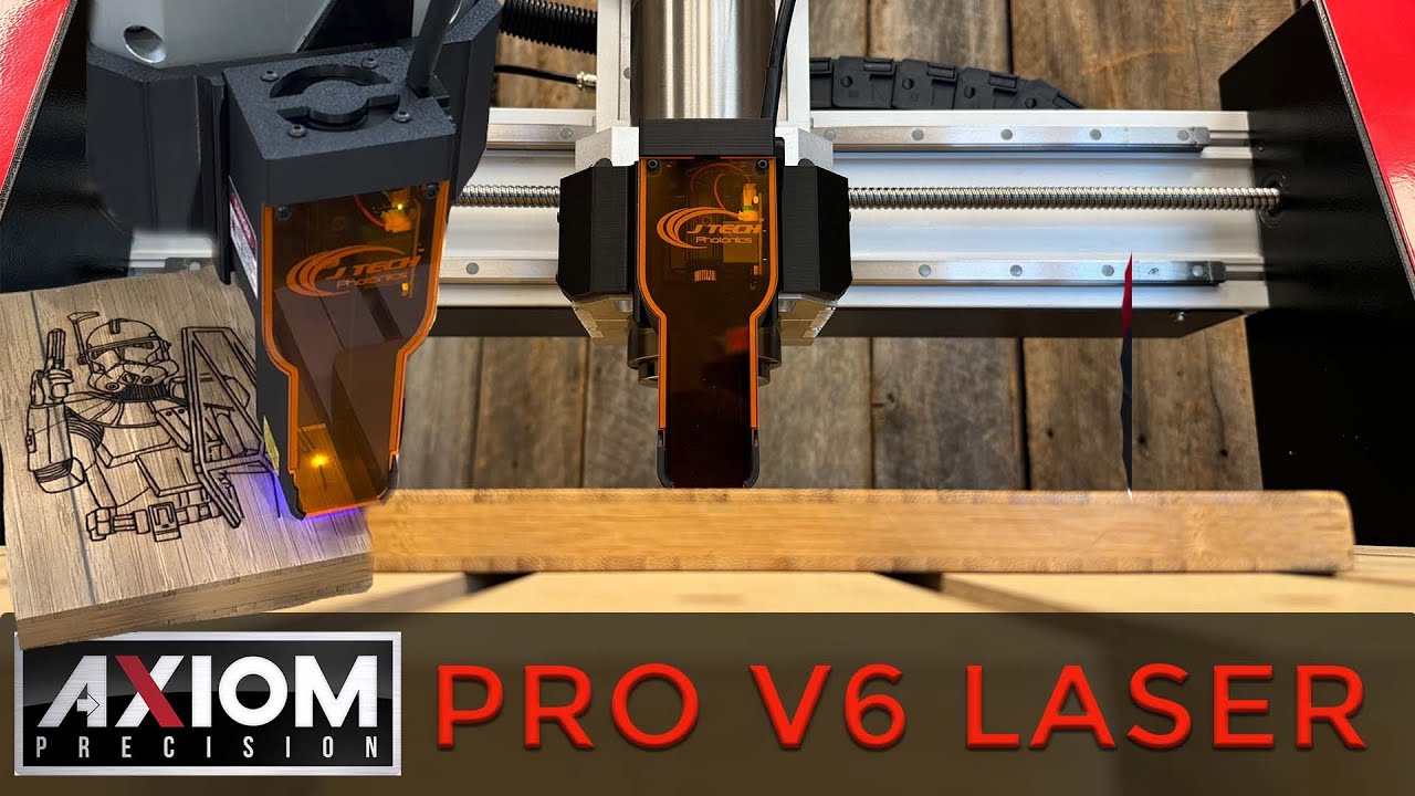 NEW!! Pro V6 Laser Kit accessory. (Plug and Play) Axiom CNC (ALK41 ...