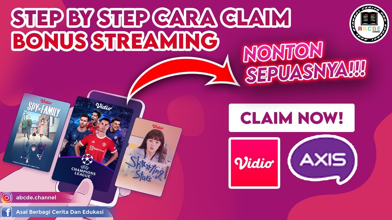cara klaim bonus vidio platinum khusus pengguna axis - YouTube