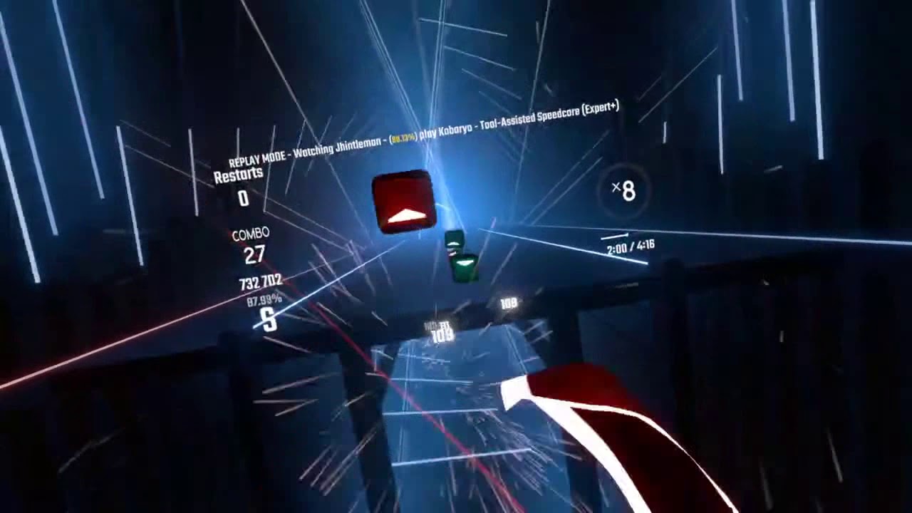 Beat Saber - Tool-Assisted Speedcore (Kobaryo) (Ranked Map) - 7.93 NPS ...