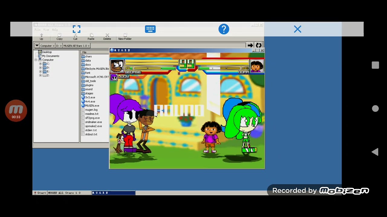 Mugen Request: Team George Goodlake vs Dora | Mugen All Stars - YouTube