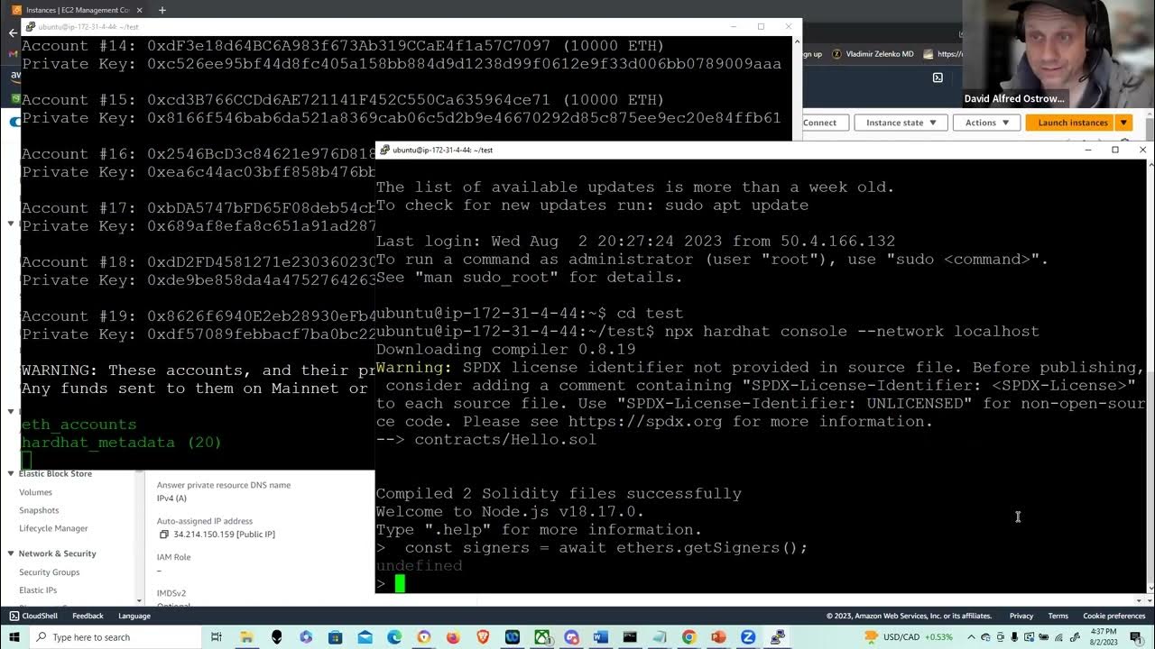 Hello Solidity / Hardhat : Running your first Solidity smart contract with Hardhat env and ...