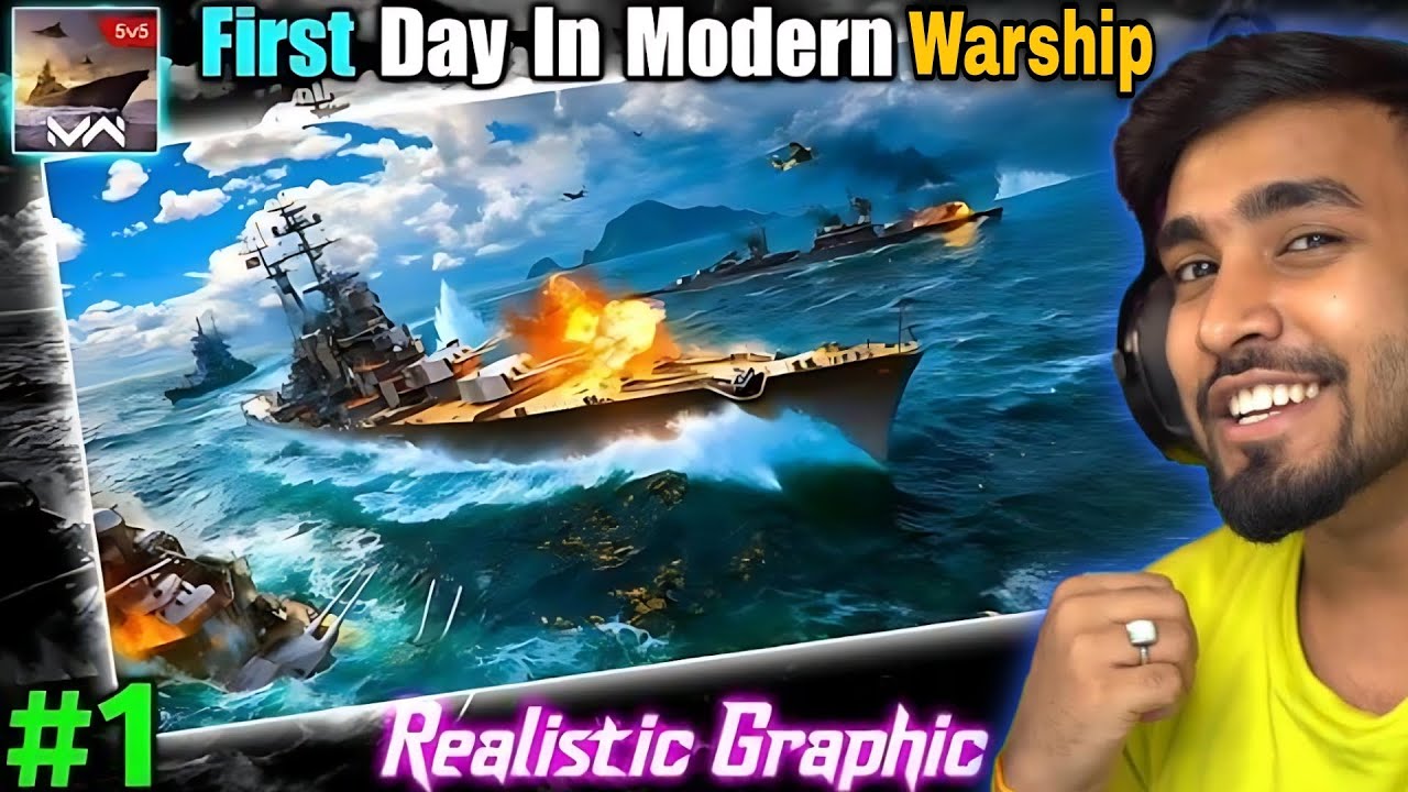 😲 First Day In Modern Warships || Modern Warships Gameplay In Hindi ...