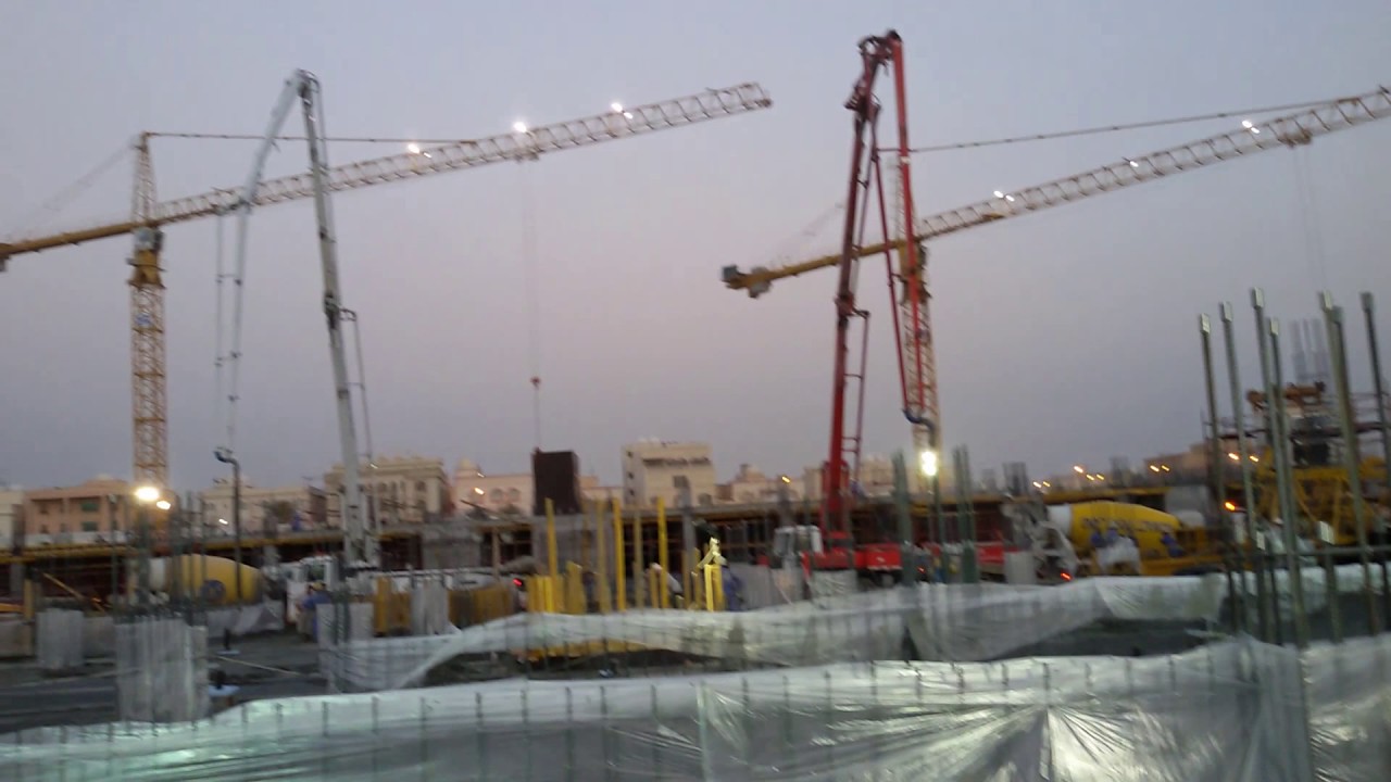 raft foundation casting ( for mega structure building ) - YouTube