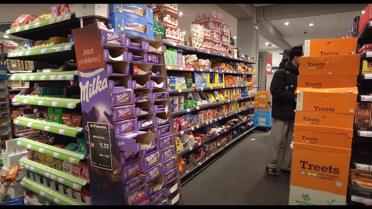 Grocery Store EDEKA in Munich, Germany [4k Ultra HD 60fps ] - YouTube