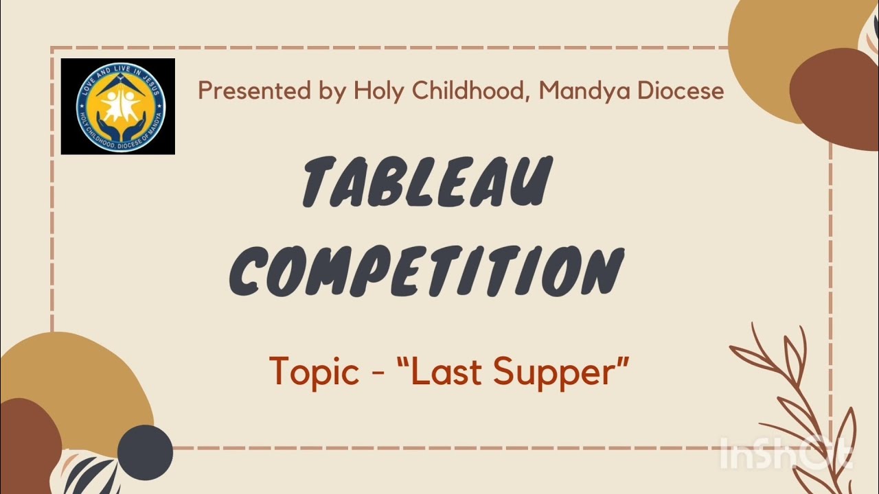 Tableau Competition Prize Winners 🏆, Holy Childhood Mandya Diocese ...
