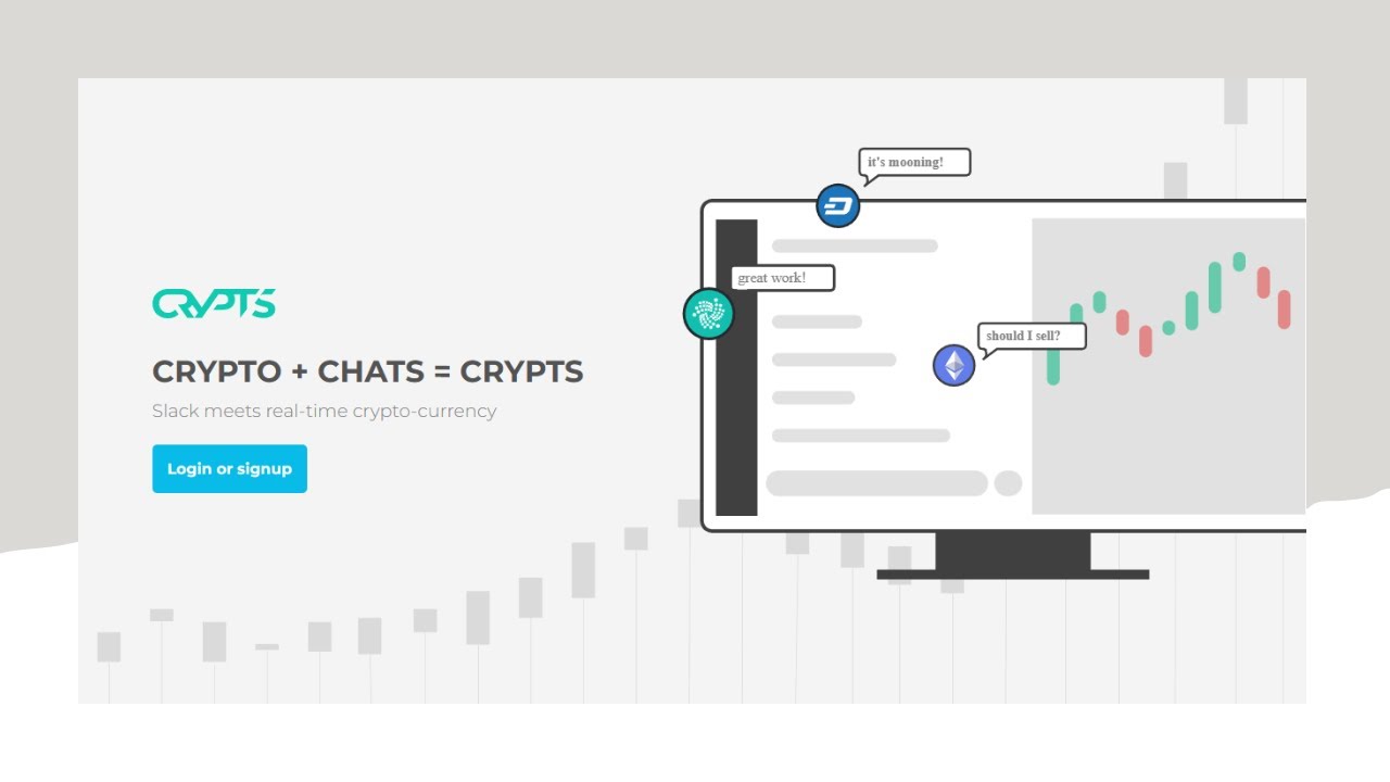 Responsive Website Landing Page Design Title Crypto Chats Only