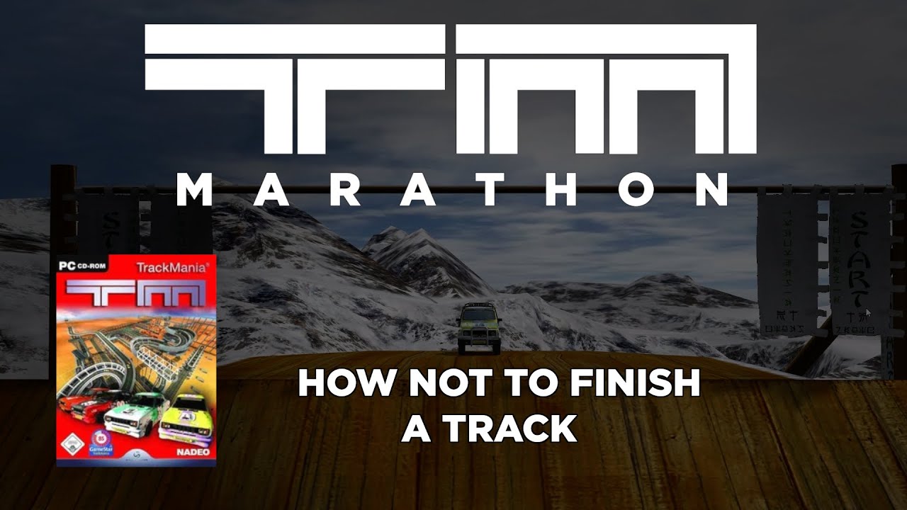 TrackMania Marathon 2020 Highlights - How not to finish a track - YouTube