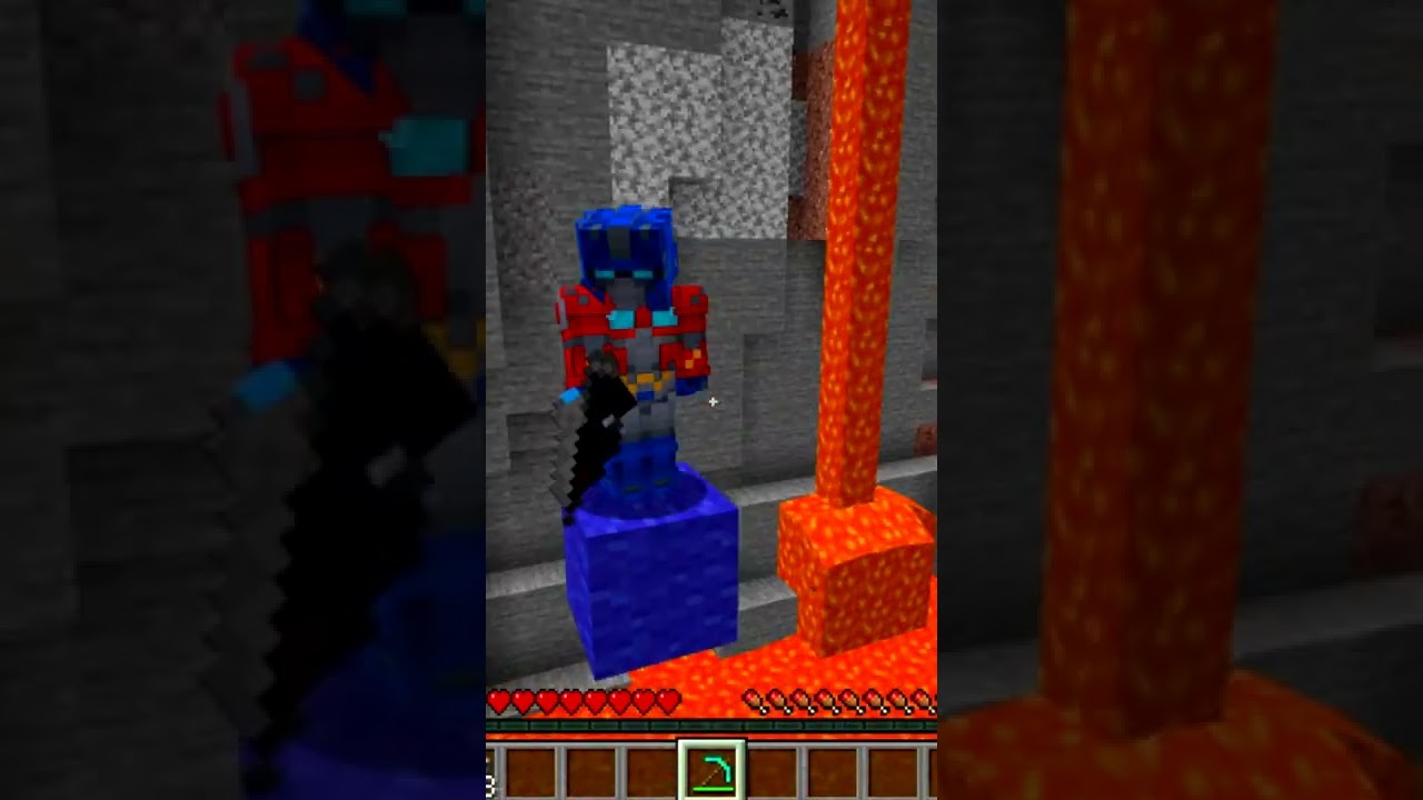 Minecraft: Transformers Optimus Prime Or Bumble Bee?🤔#minecraft # ...