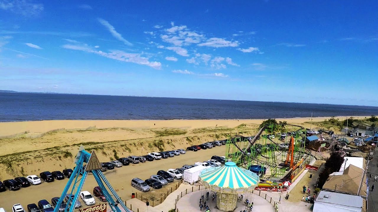 Double Shot drop tower on-ride HD POV @60fps Keansburg Amusement Park ...