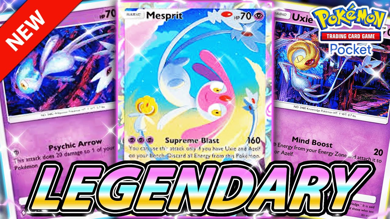 This LAKE TRIO Deck Put MESPRIT Back In ACTION! | Pokemon TCG Pocket ...