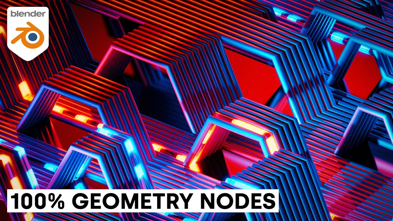 Making Crazy Structures with Geometry Nodes in Blender (the easy way ...