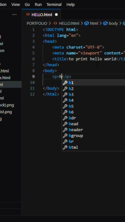 Print Hello world in HTML। #coders | beginners|Web devlopper| - YouTube