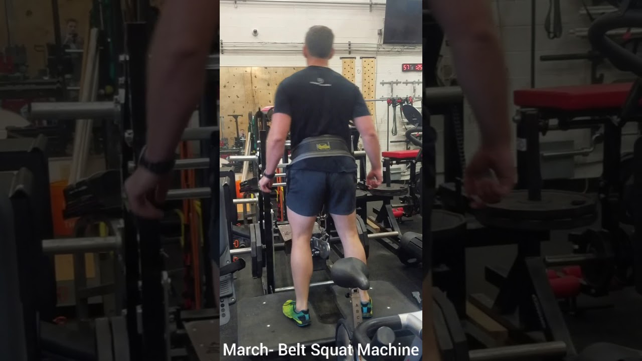 March- Belt Squat Machine - YouTube