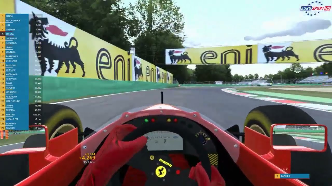 Assetto Corsa Scuderia Ferrari 412 T1B de 1994 On board - YouTube