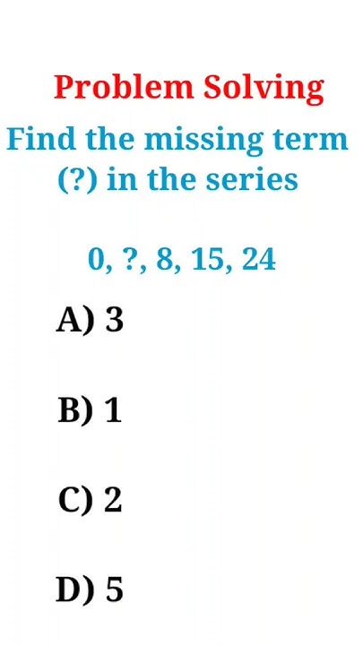 Problem Solving Question 42 | APICET | TSICET | SSC EXAMS @compitativeheadlines - YouTube