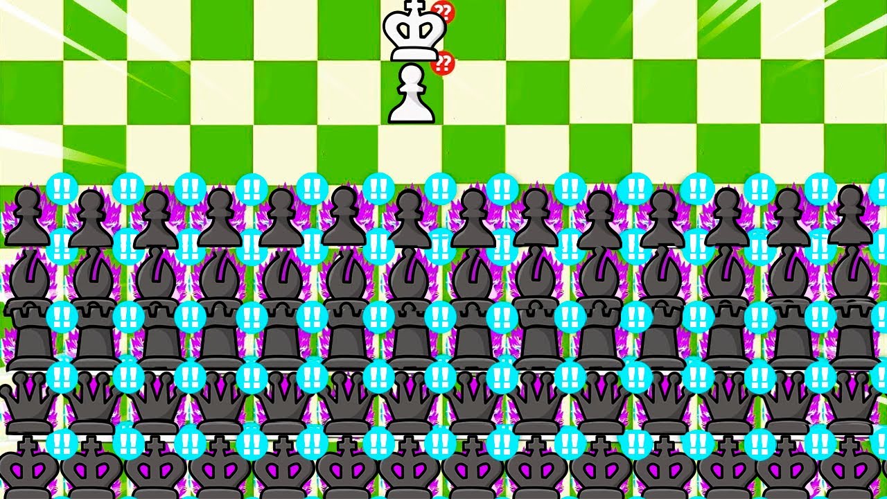 50 ALL LEGENDARY CHESS PIECES VS 1 PAWN | Chess Memes #168 - YouTube