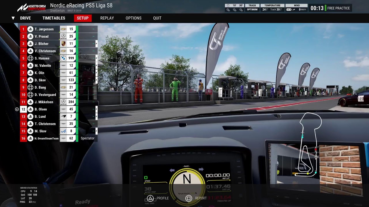 Nordic E Racing PS5 ACC, League Racing, gt4 4 fun - YouTube