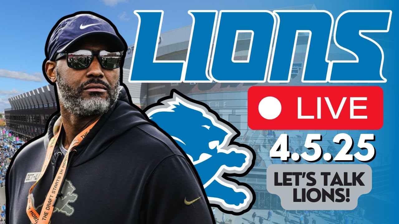 Detroit Lions Live 4.5.25: Quick LET'S TALK LIONS...FOR A BIT - YouTube