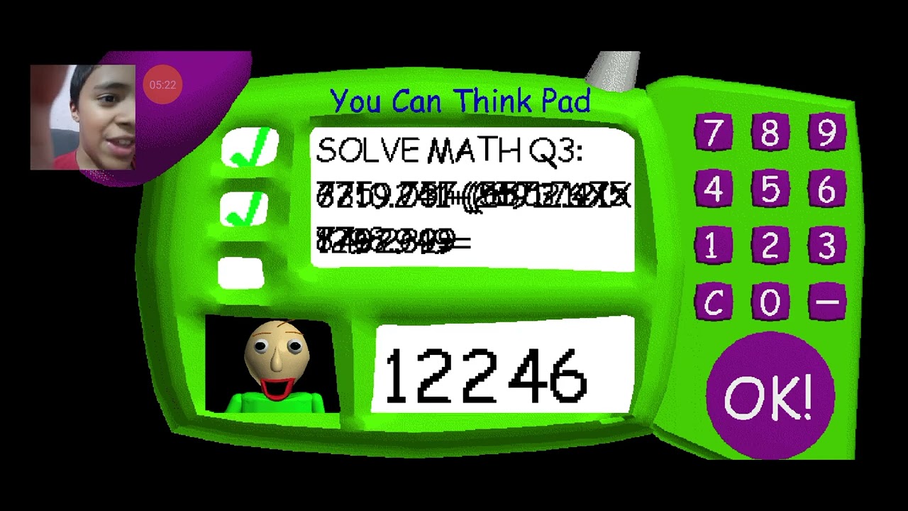baldis Basic com calculadora - YouTube