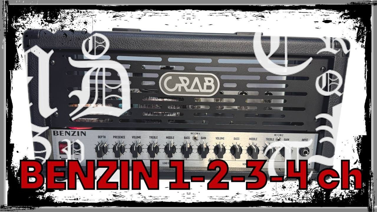 Tube amp BENZIN all channels (based on Diezel VH4) - YouTube