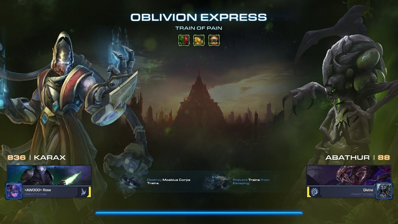 StarCraft II [PC] - Co-op: Oblivion Express (Train of Pain Mutation ...