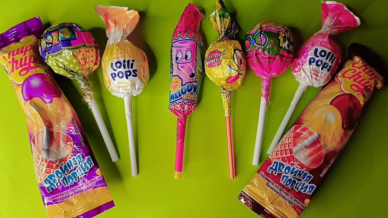 Learn Colours with Lollipops- Satisfying ASMR Video - YouTube