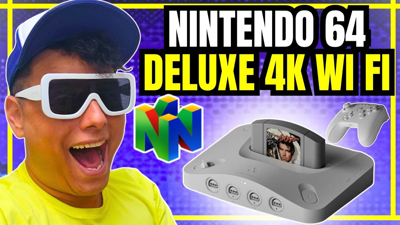 NOVO Nintendo 64 DELUXE 4K com WI FI Bluetooth VEM AI ! - YouTube