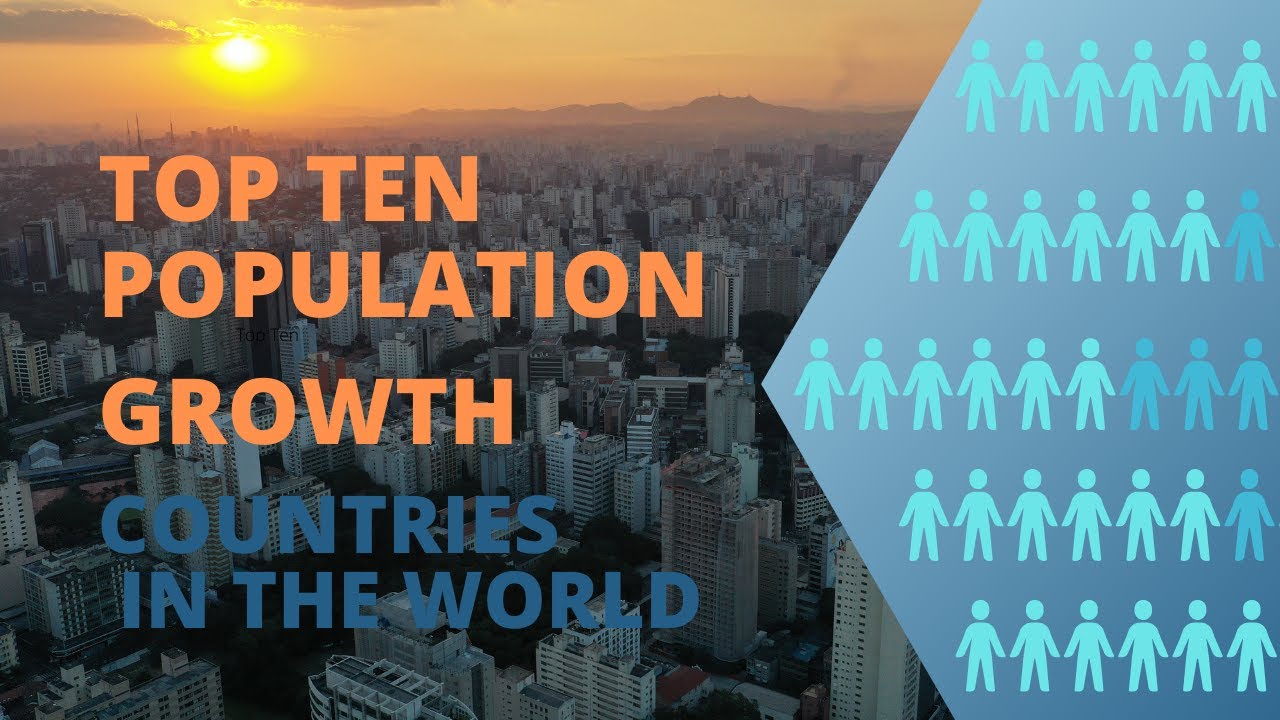 Top Ten Population Growth Countries In The World/World All - YouTube