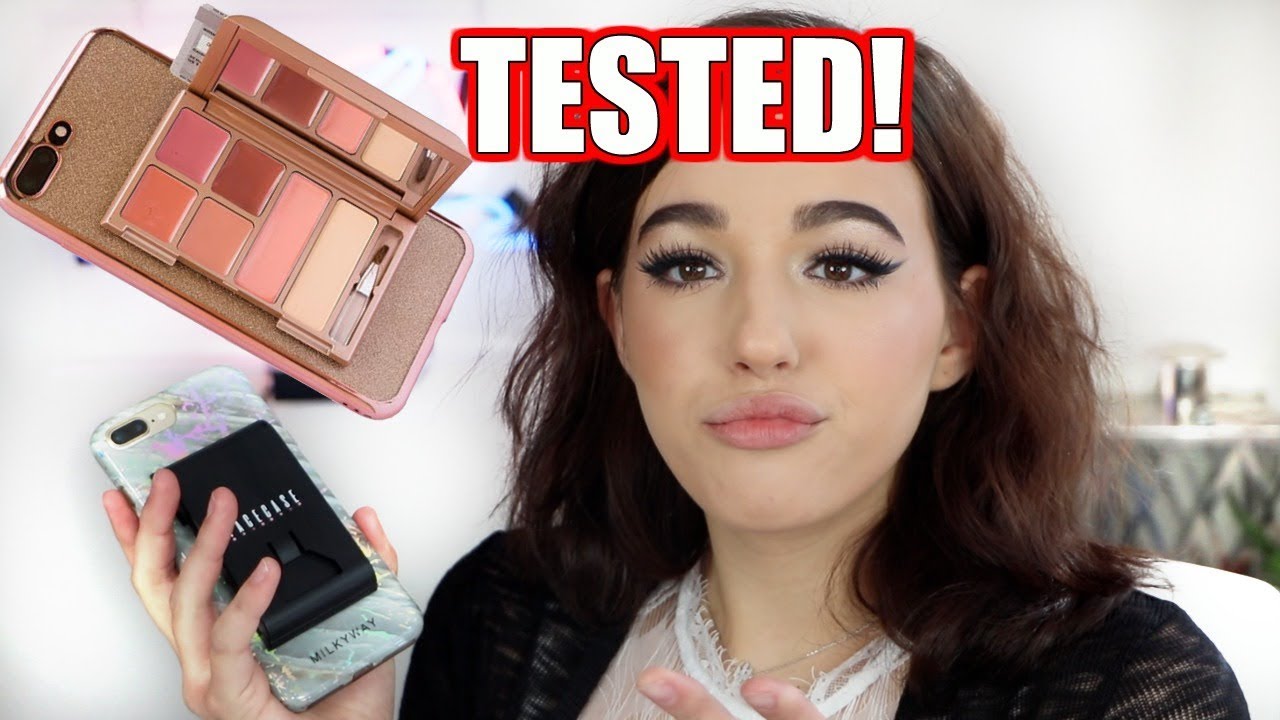 MAKEUP PHONE CASE!?! TESTED. (BRUTALLY HONEST) - YouTube