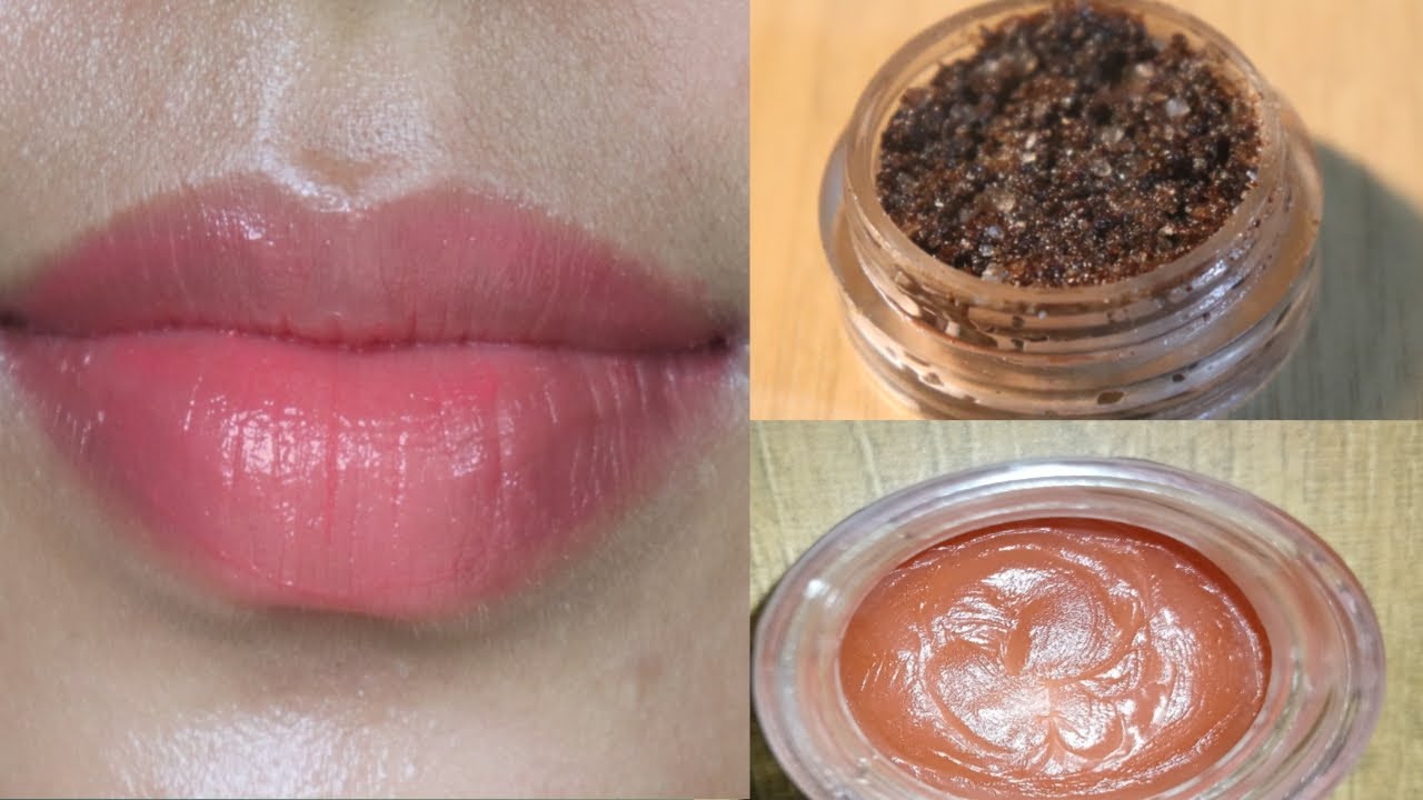 How to get pink lips/ Lighten dark lips naturally at home/ Get Rid of ...