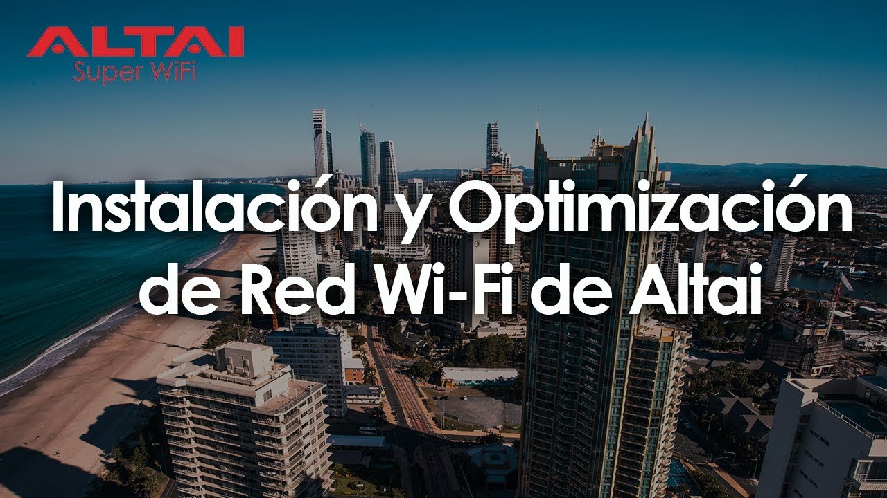 Instalación y Optimización de Red Wi-Fi de Altai - YouTube