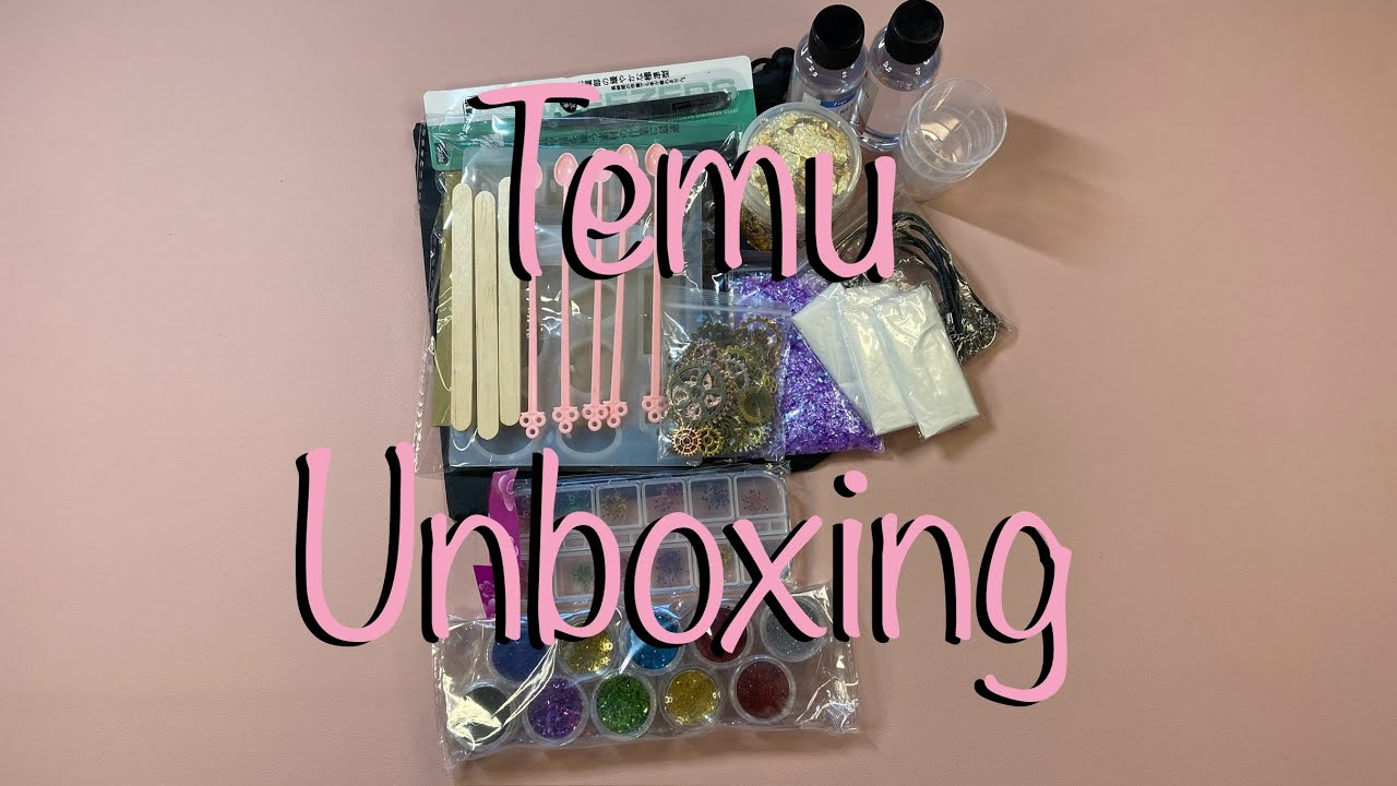 Unboxing | Epoxy Resin Jewellery Making Starter Kit | Temu | This Is So ...