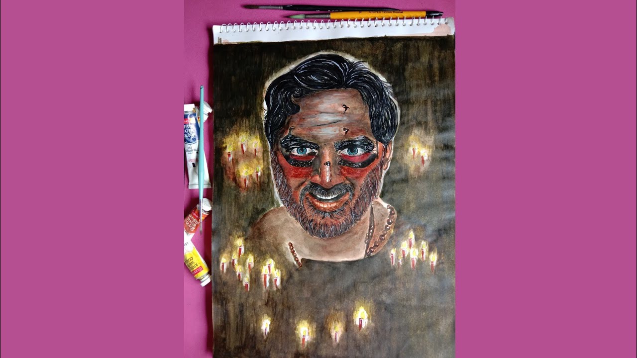 Shaitan (R. Madhavan) Drawing , Colour used Artist water colour. - YouTube