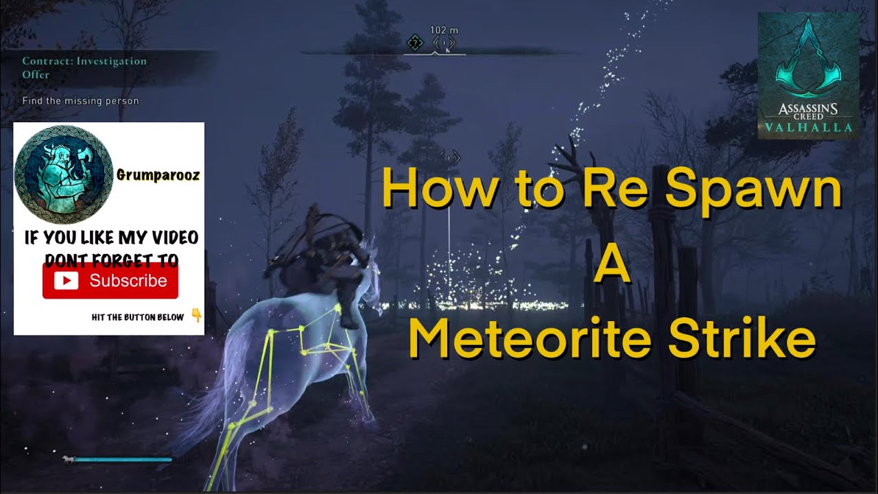 HOW TO RE SPAWN A METEORITE STRIKE IN ASSASSINS CREED VALHALLA - YouTube