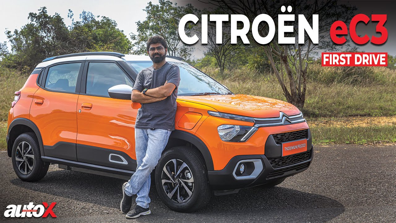 2023 Citroen eC3 Electric Car Review | First Test Drive of the New EV ...