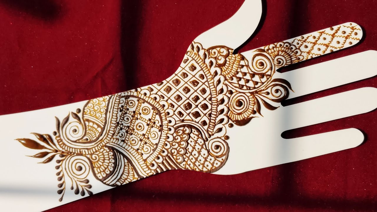 Easy mehndi design for hand||latest mehndi design||trending mehndi ...
